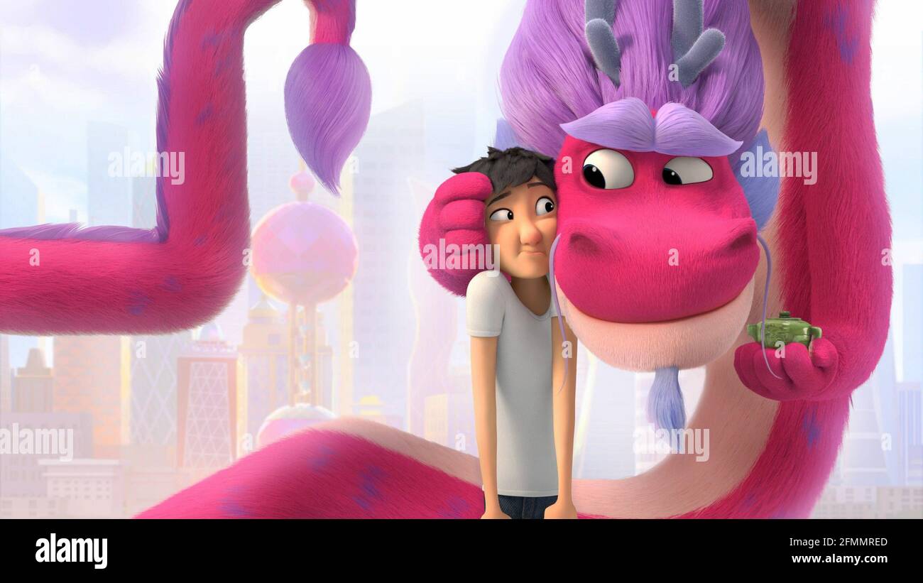 WISH DRAGON, from left: Din (voice: Jimmy Wong / Mandarin voice: NIU Junfeng), Long (voice: John ...