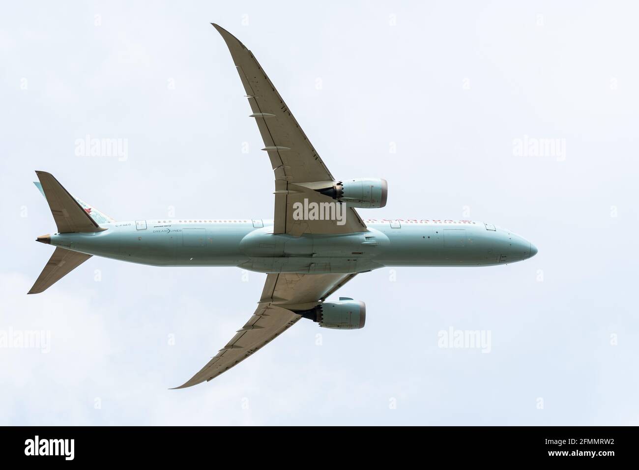 Heathrow, United Kingdom - August 03 2019: Air Canada Boeing 787-9 ...