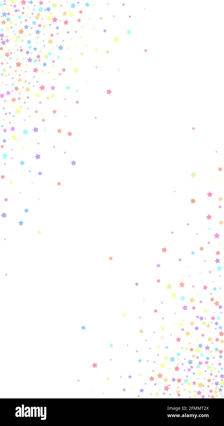 Festive good-looking confetti. Celebration stars. Colorful stars on ...