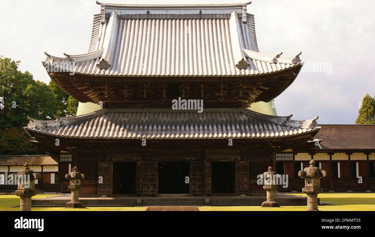 Takaoka, Toyama, Japan: landscape of the Zuiryuji Temple, zen monastery ...