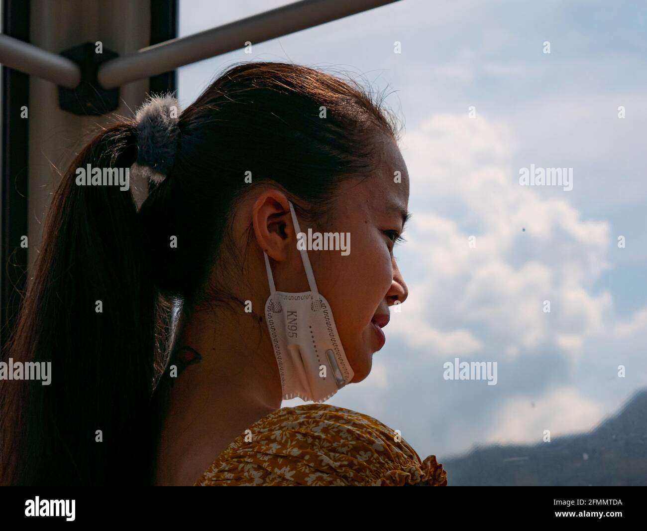 Smile under mask hi-res stock photography and images - Alamy