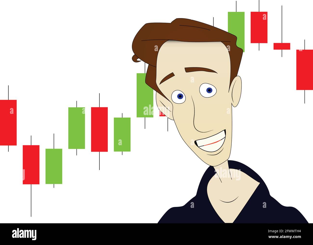 Boy graph diagram Stock Vector Images - Alamy