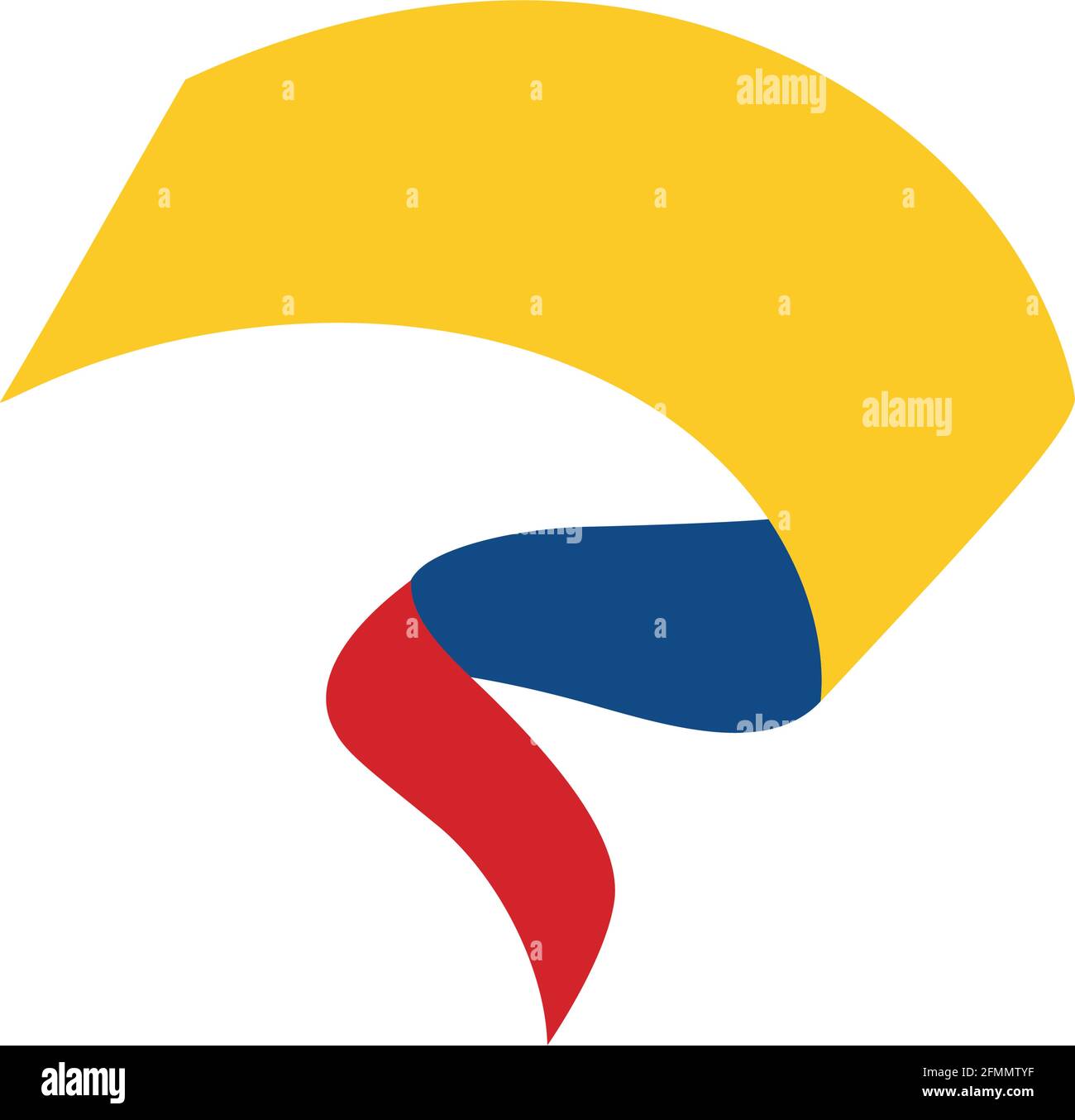 colombia flag ribbon Stock Vector Image & Art - Alamy