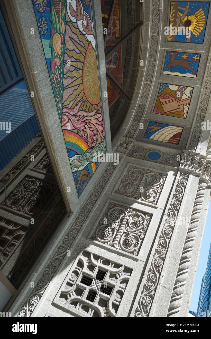 The Concourse Building (Toronto) - feat. detailed close up of entrance ...