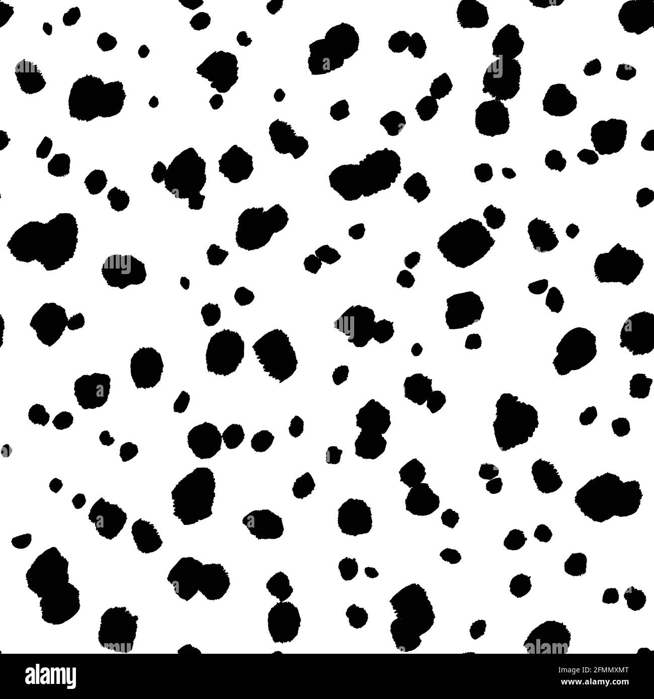 Abstract modern dalmatian seamless pattern. Animals trendy background ...