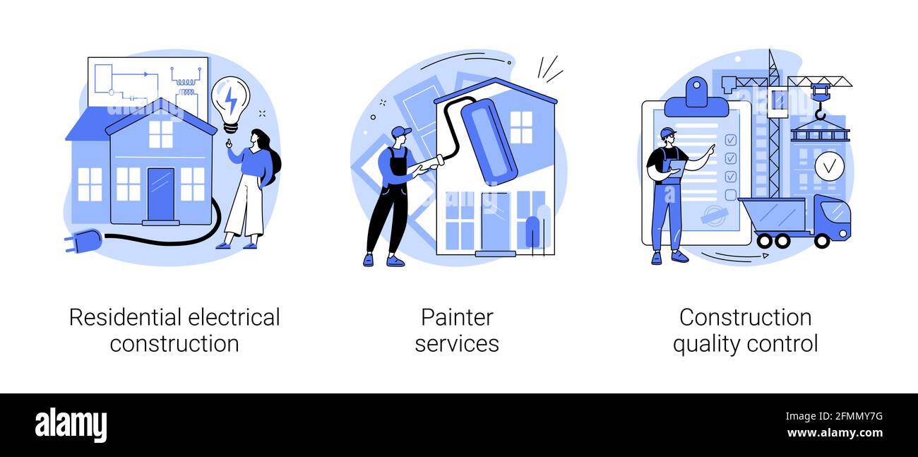 House renovation abstract concept vector illustrations Stock Vector ...