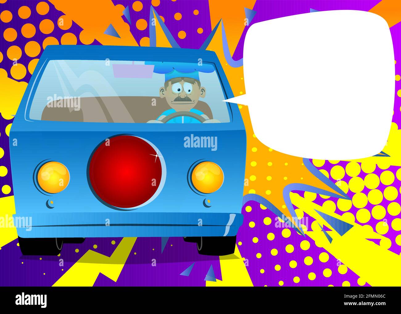 Bus driver in uniform Stock Vector Images - Alamy