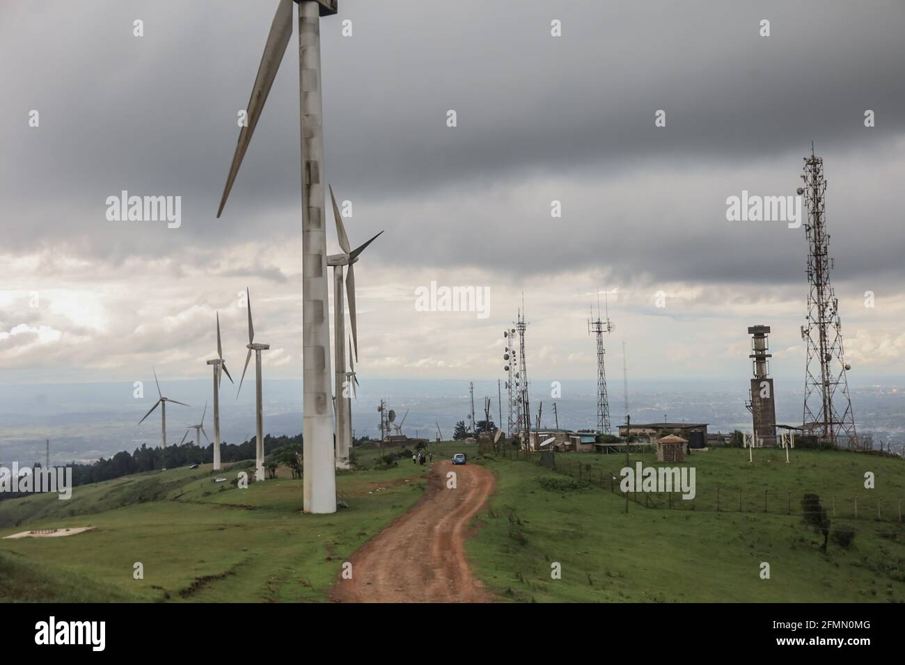 Kenya wind farm hi-res stock photography and images - Alamy