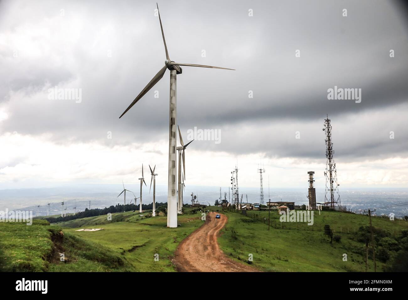 Kenya wind farm hi-res stock photography and images - Alamy