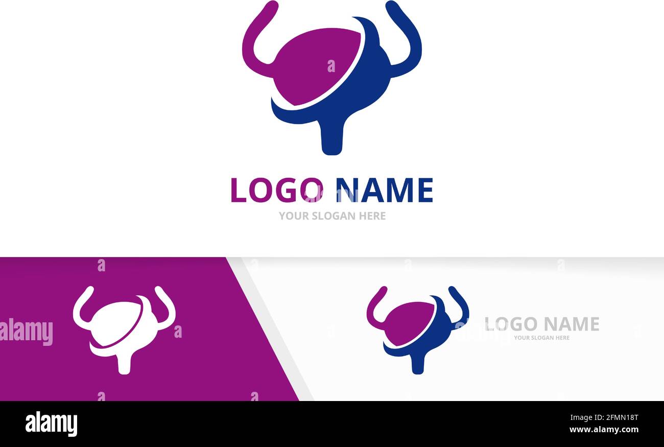 Urology health logo. Urinary tract symbol or icon. Bladder logotype ...