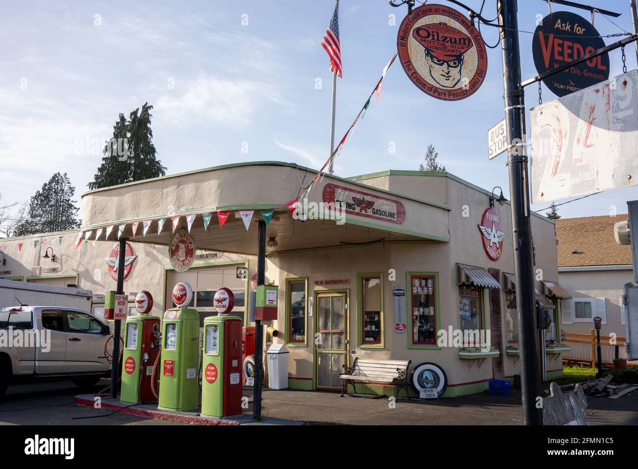 Flying A Gasoline Pump