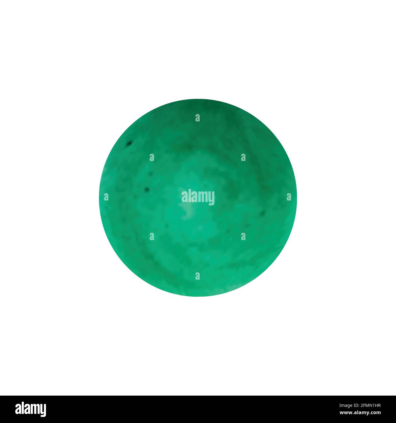 Watercolor green smear on white background. Vector illustration for web ...