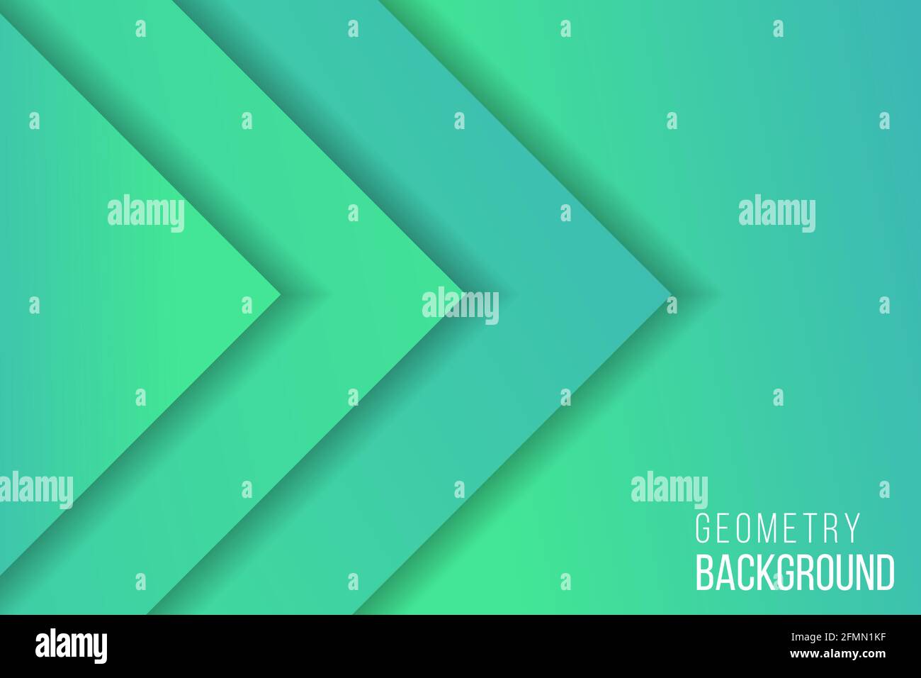 green gradient geometric background vector illustration Stock Vector ...