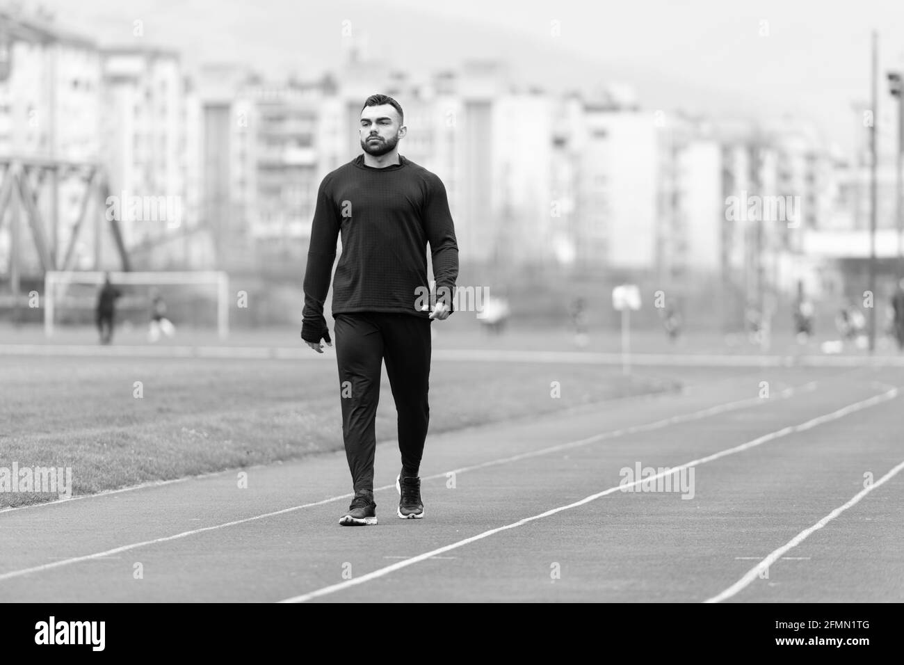 Olympic track race start Black and White Stock Photos & Images - Alamy