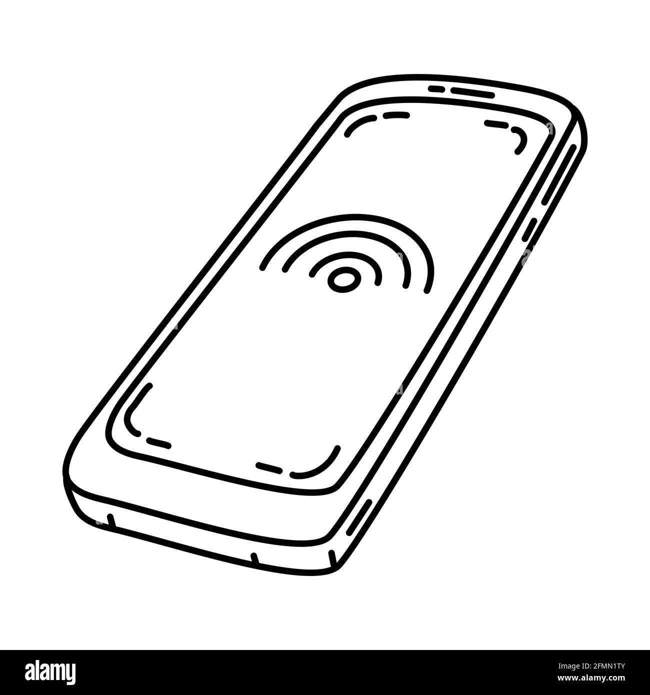 Handphone icon vector vectors hi-res stock photography and images - Alamy