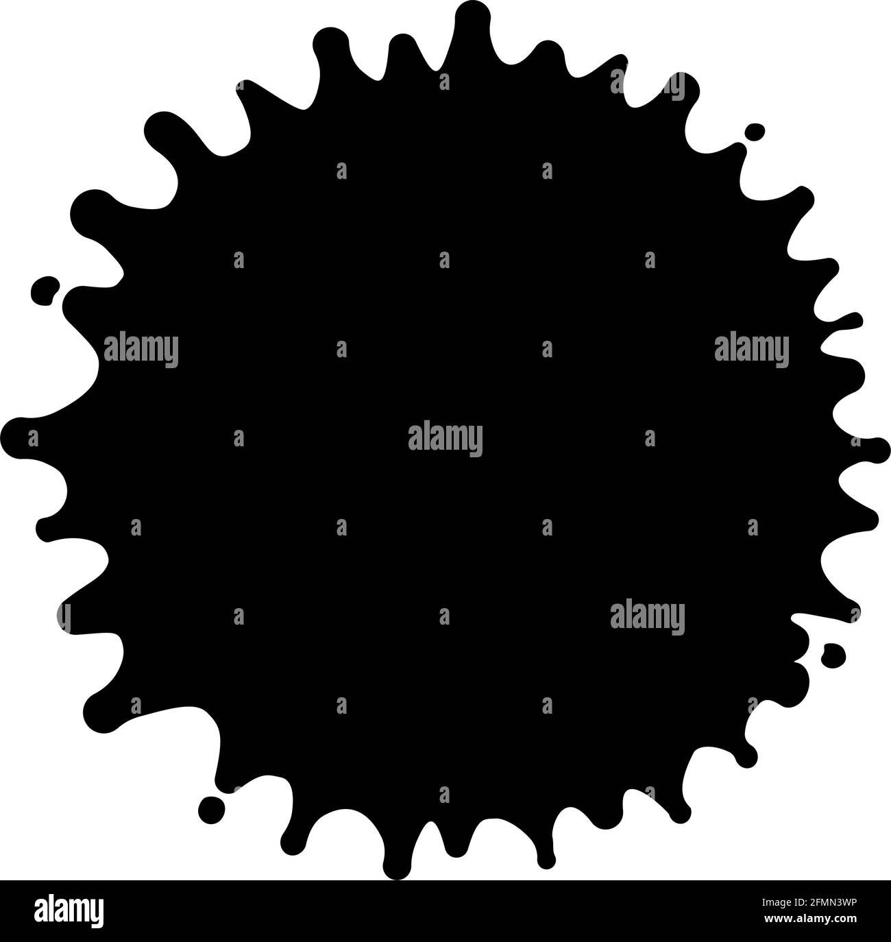 Paint splatter shape illustration Stock Vector Image & Art - Alamy