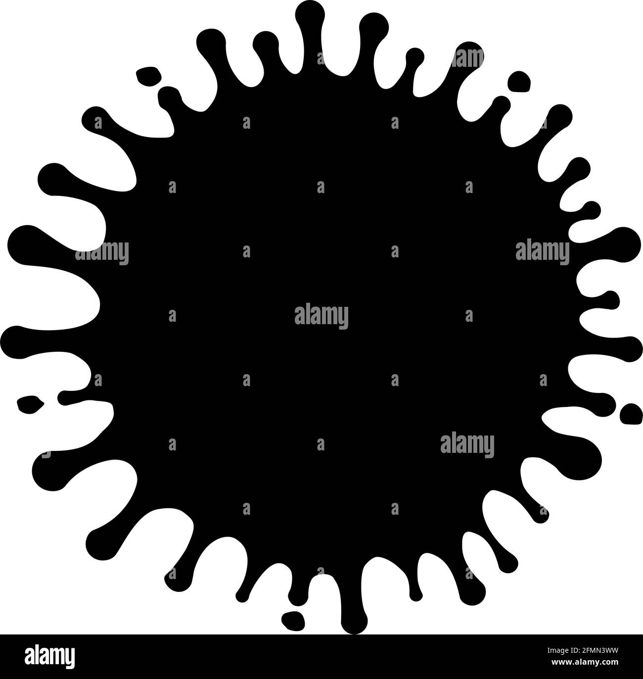 Paint splatter shape illustration Stock Vector Image & Art - Alamy