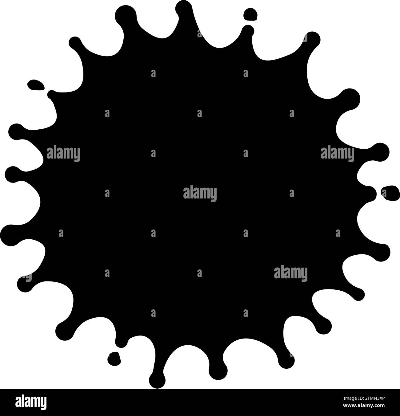 Paint splatter shape illustration Stock Vector Image & Art - Alamy