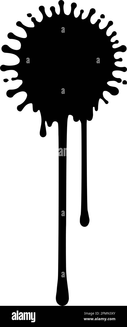 Paint splatter shape illustration Stock Vector Image & Art - Alamy