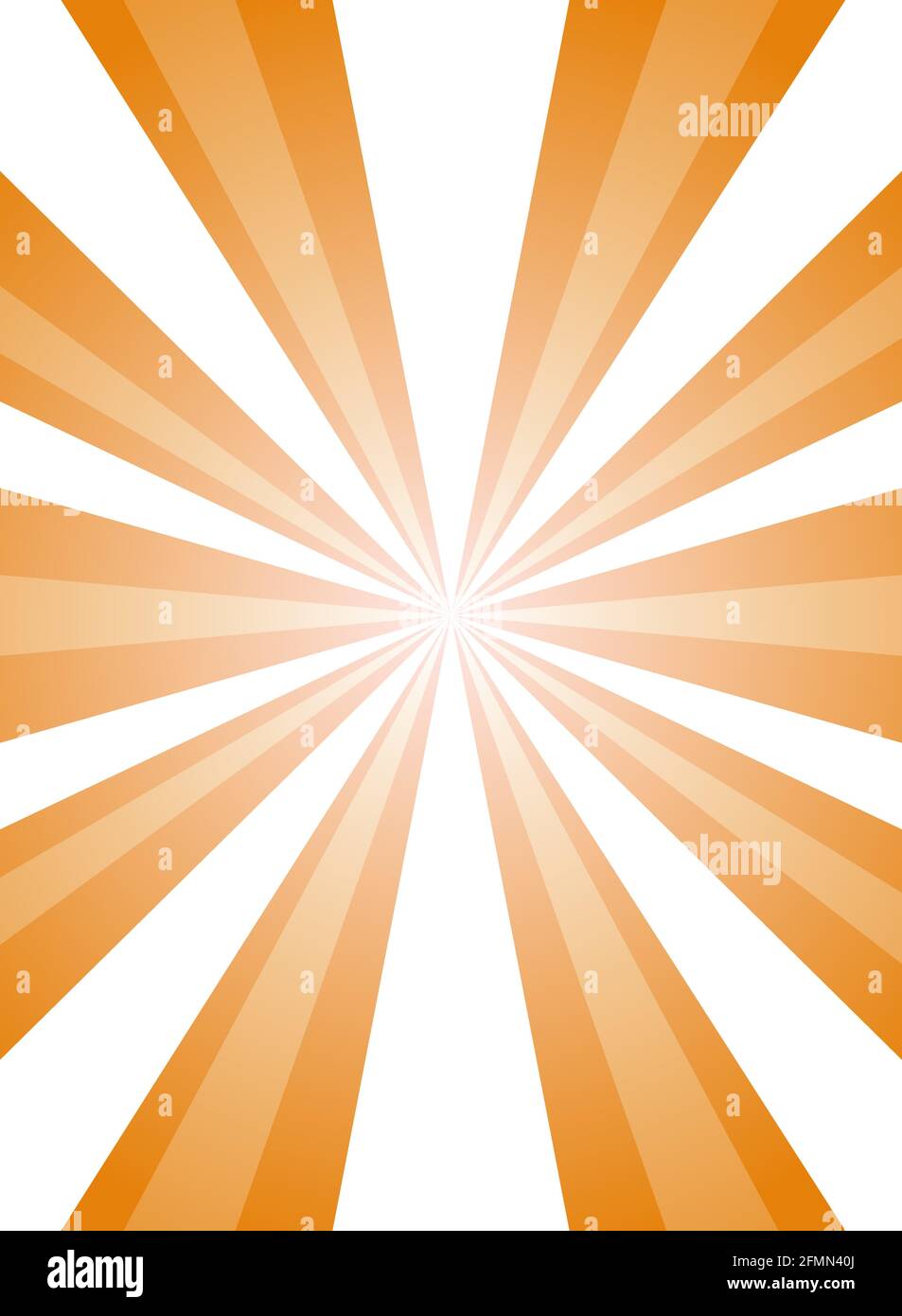 Sunlight rays shine background. Orange color burst background. Vector ...