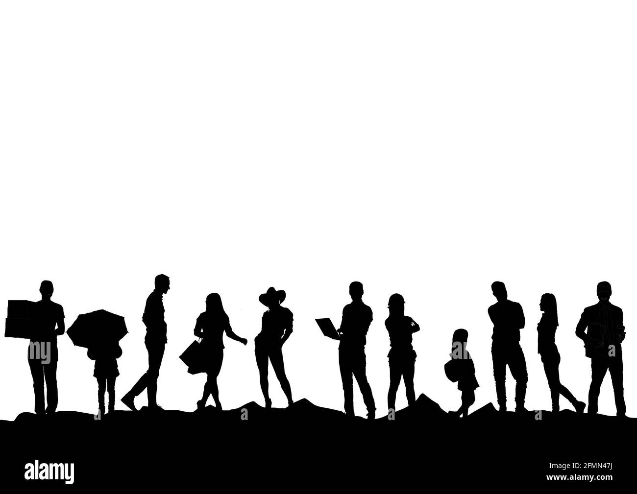 people on the background of the flag of america. people with flag of ...