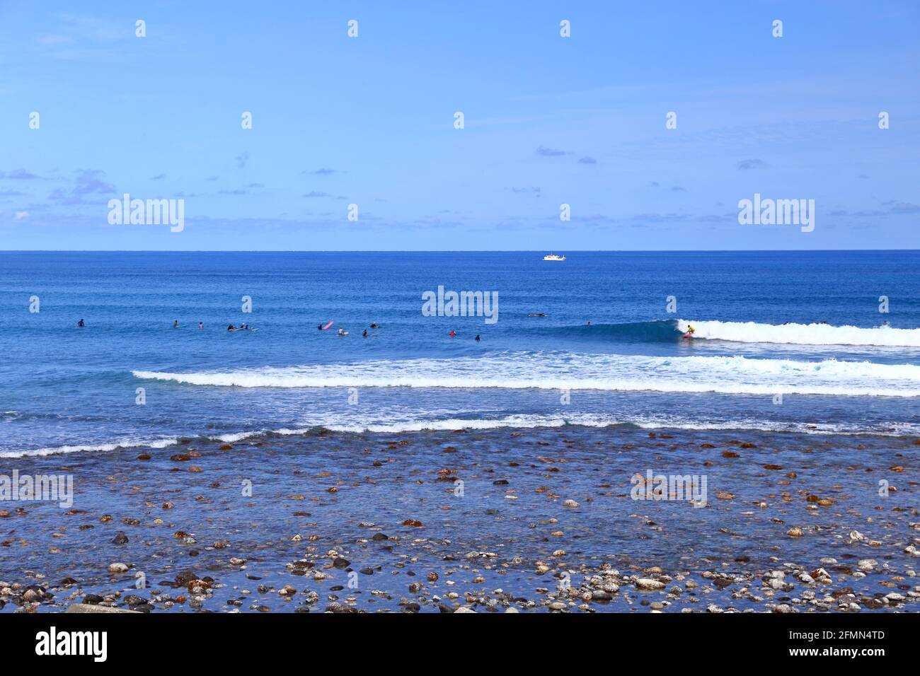 View from the Jinzun Recreation Area, a surfing spot next to Jinzun ...