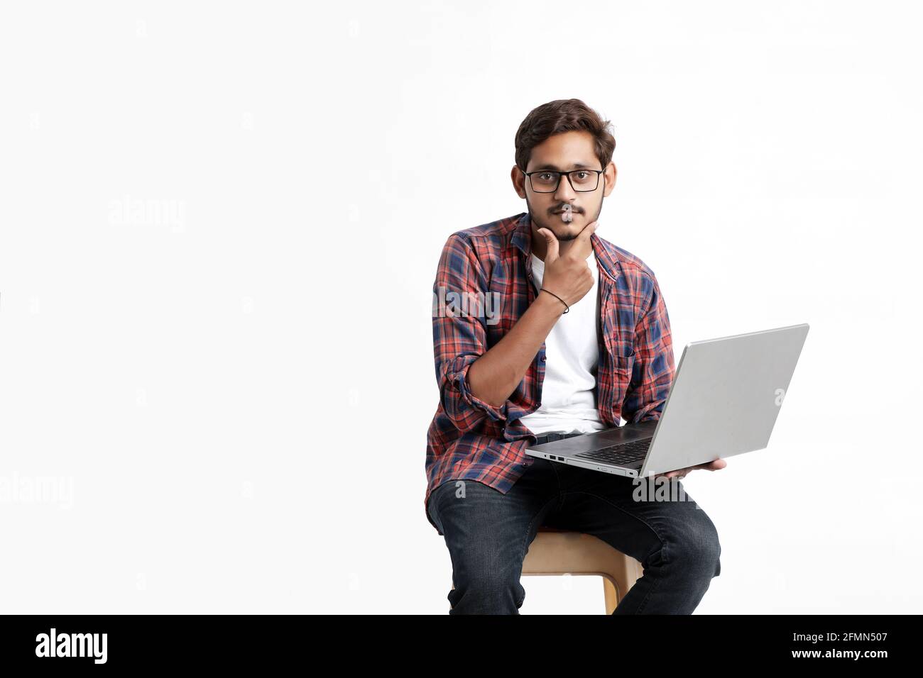 Indian man thinking hi-res stock photography and images - Alamy