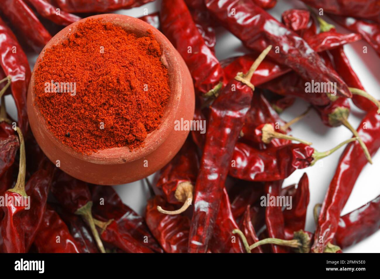 Pots dry cayenne pepper hi-res stock photography and images - Alamy