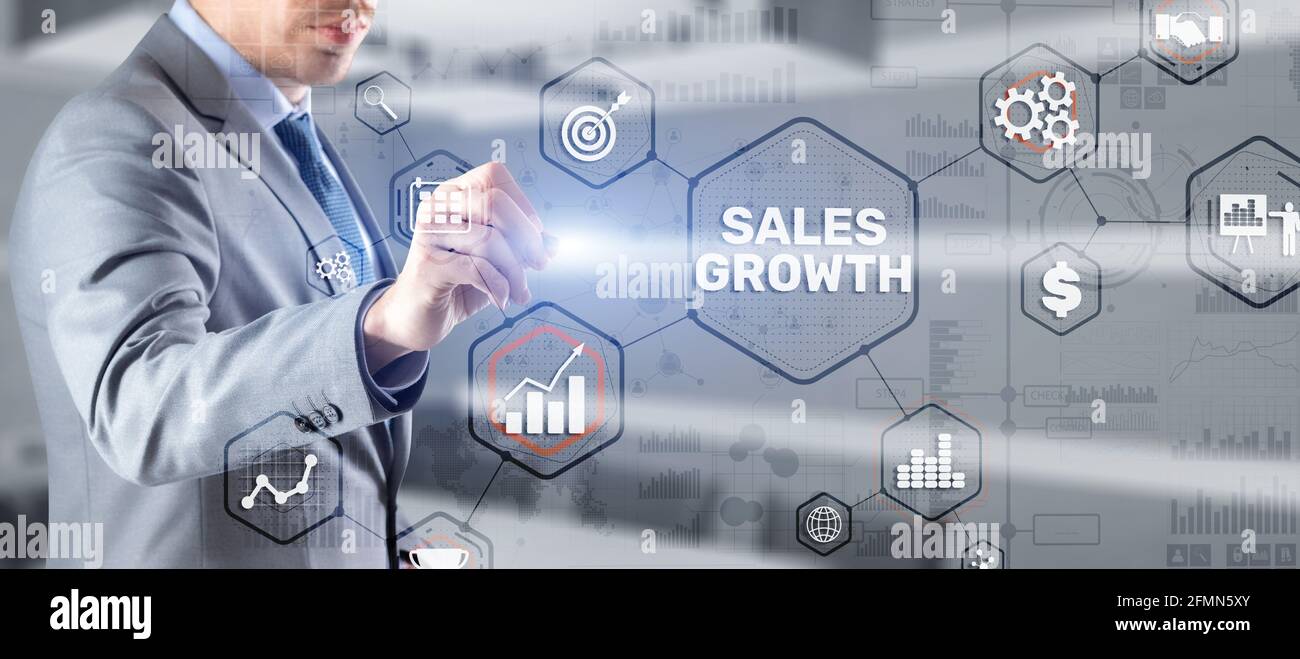Business development to success and growing growth concept Stock Photo ...