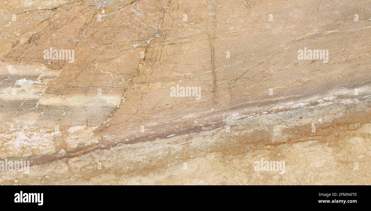 brown color stone design with natural marble veins rustic finish ...