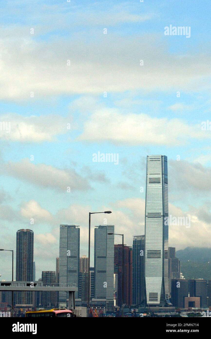 The ICC tower in Hong Kong Stock Photo - Alamy