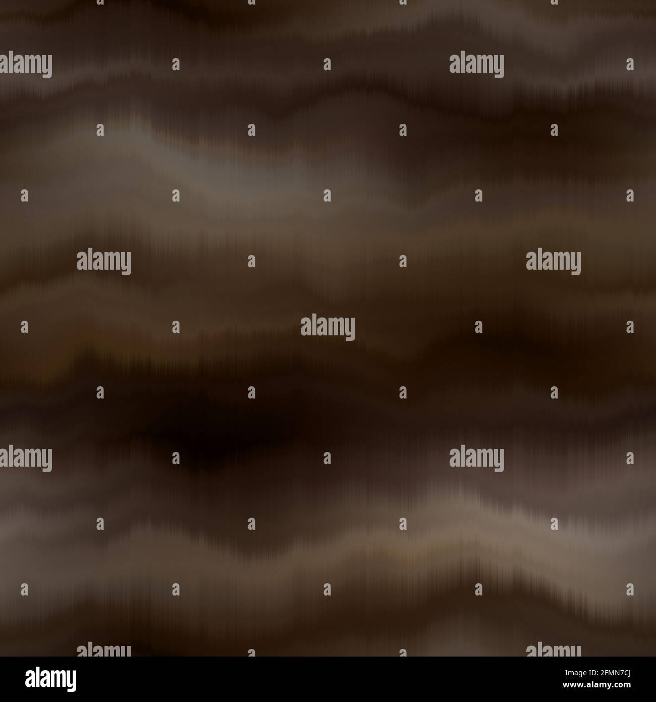 Seamless striped brown gradient pattern swatch. Soft blurry dyed wave ...