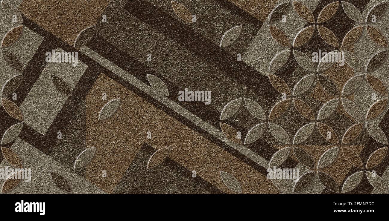 brown color rustic finish image for wall tiles and wall paper use Stock ...