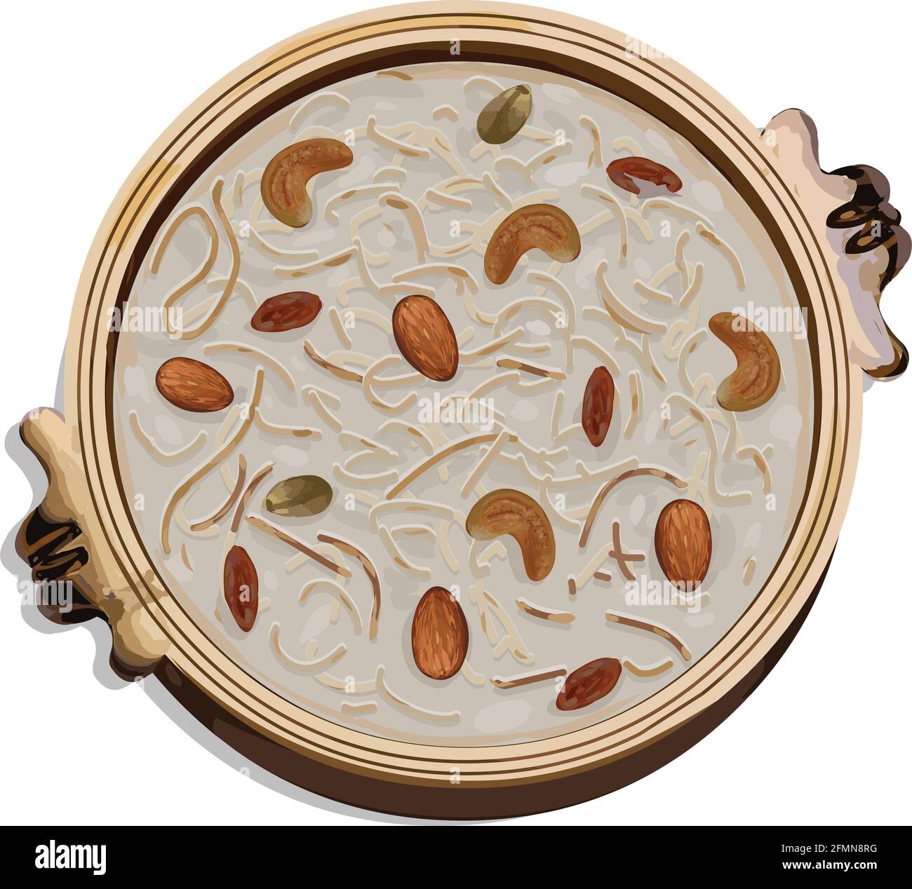 Vermicelli kheer Stock Vector Images - Alamy