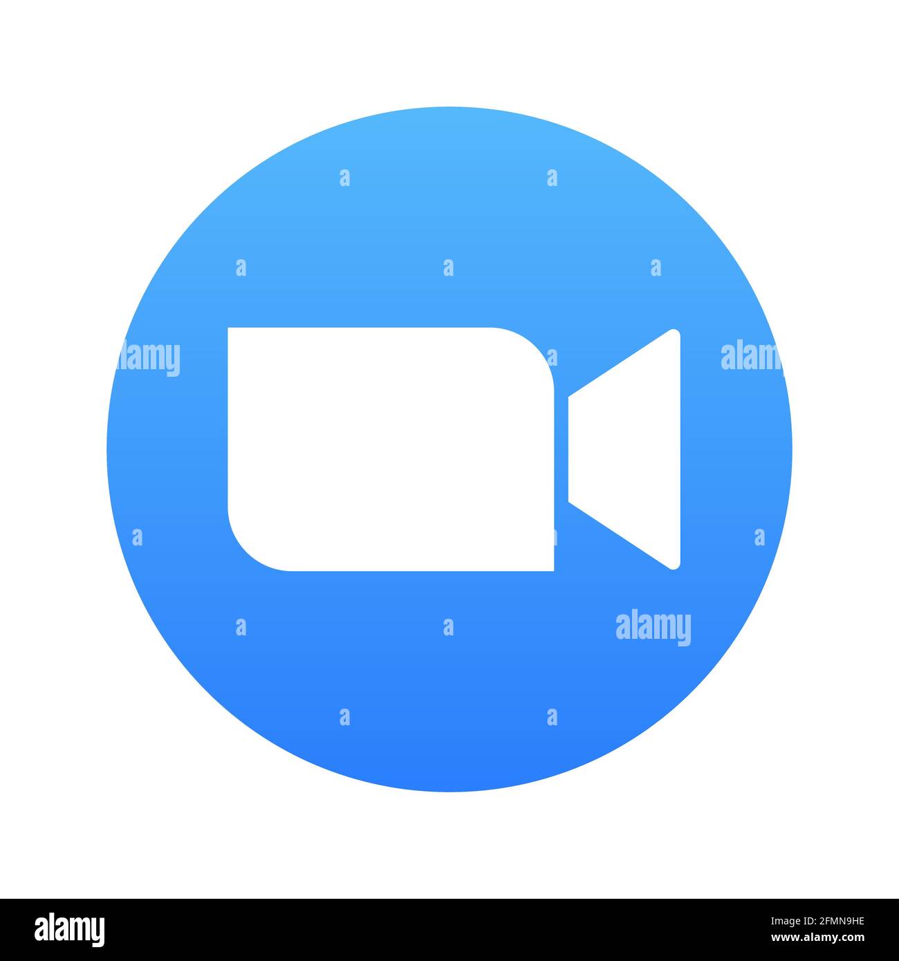 Vinnytsia, Ukraine - May 10, 2021: Zoom video conference app icon ...
