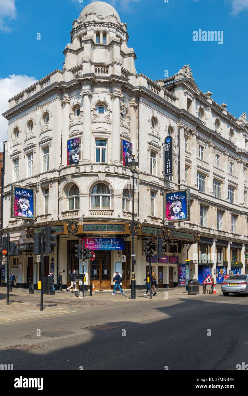 Street view of the Gielgud Theatre on the corner of Rupert Street and ...