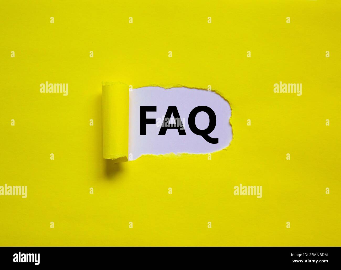 FAQ, frequently asked questions symbol. Concept words 'FAQ, frequently ...