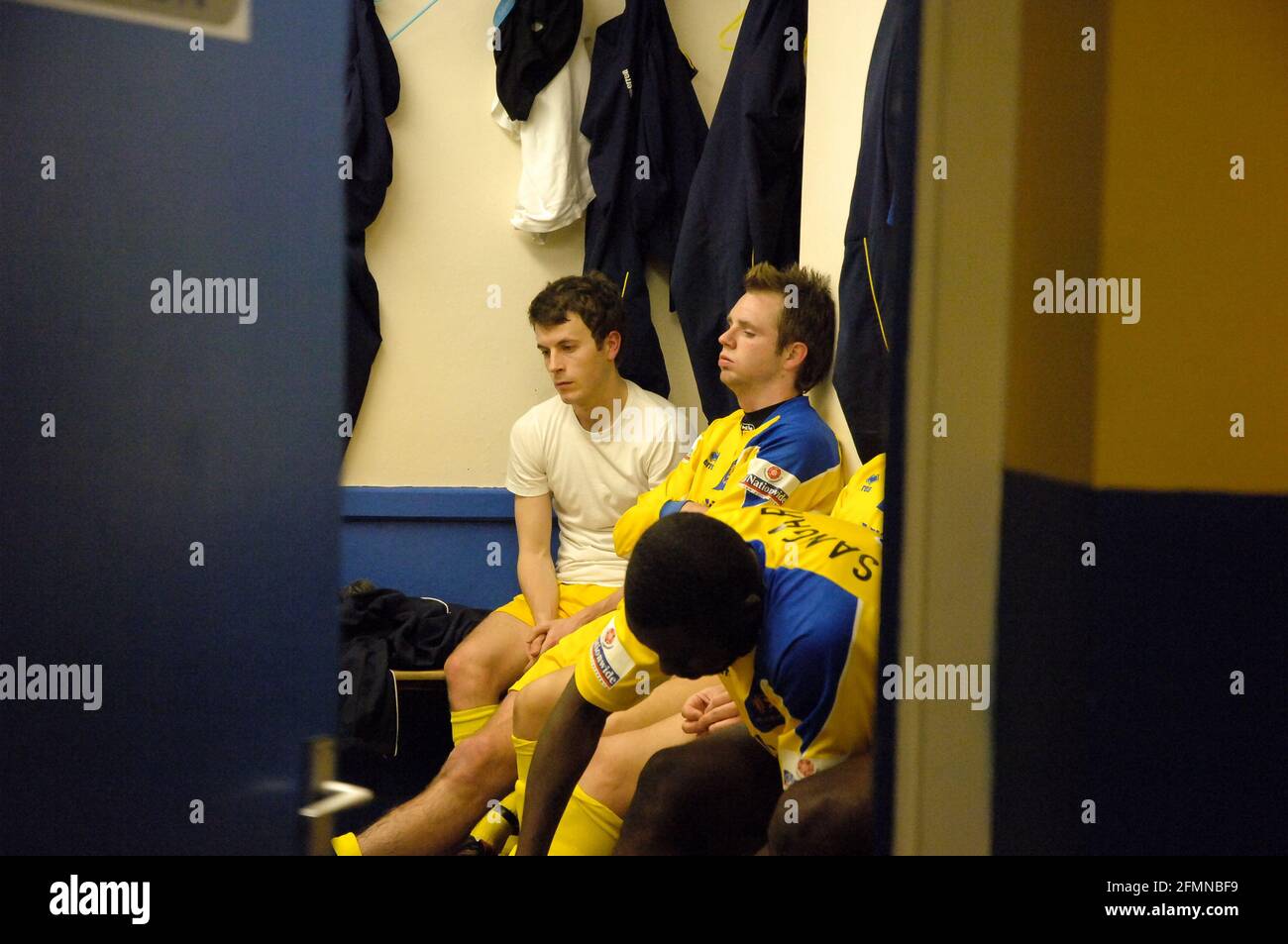 Grass roots football changing room hi-res stock photography and images ...
