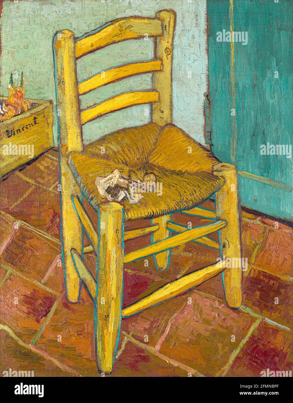 Vincent van Gogh, Van Gogh's Chair, 1888, oil on canvas, National ...