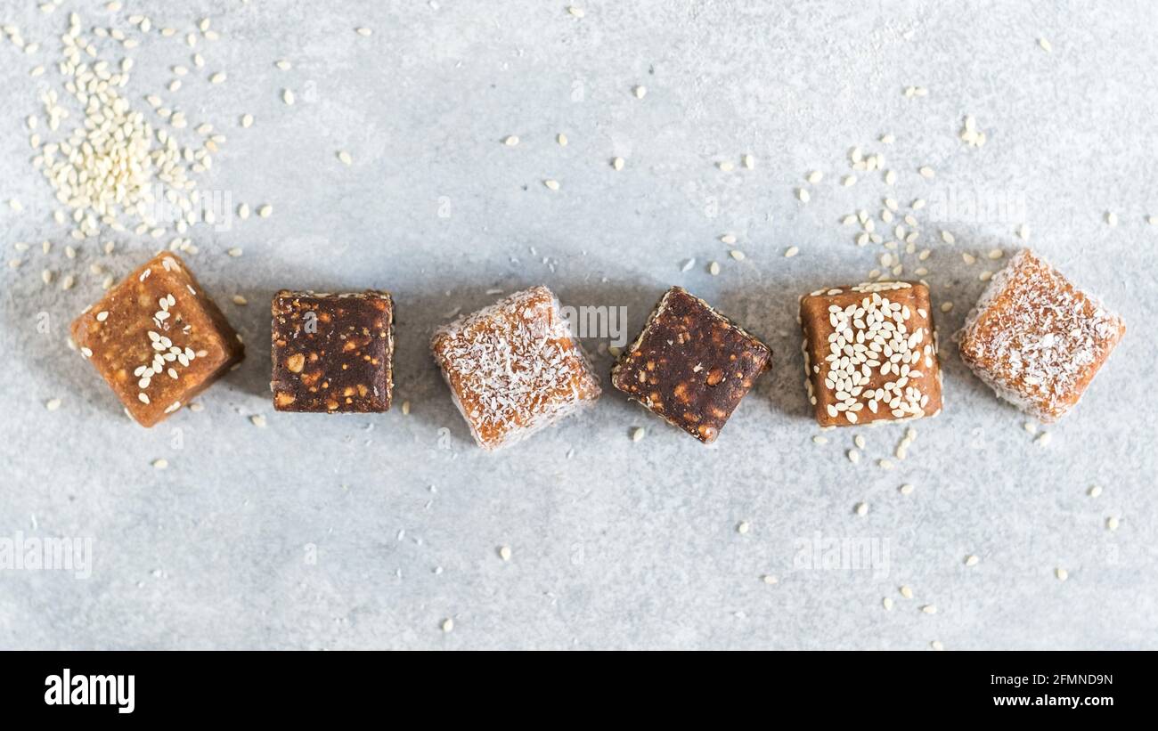 Vegan sweets. Useful handmade candies. Light vegetable-based desserts ...