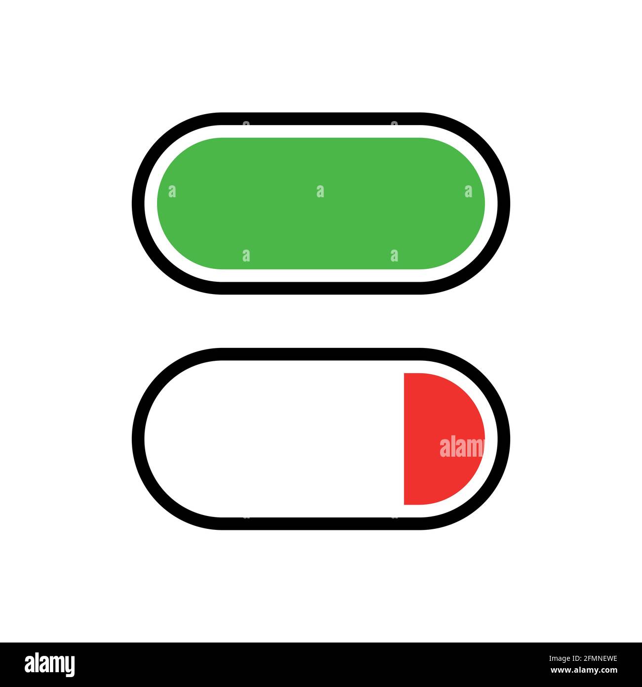Battery charging vector icon on white isolated background Stock Vector ...
