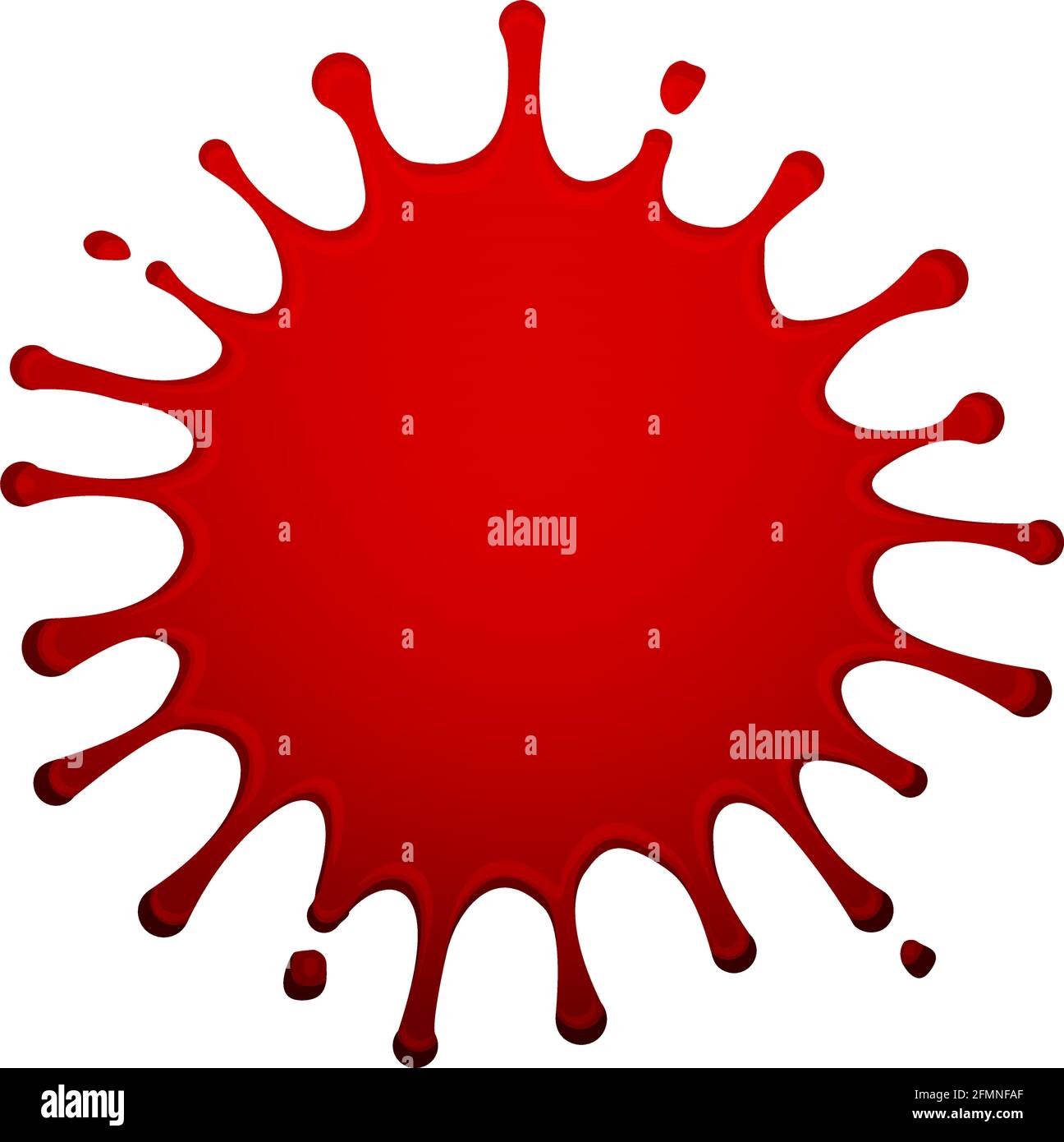 Red Paint Splatter Vector