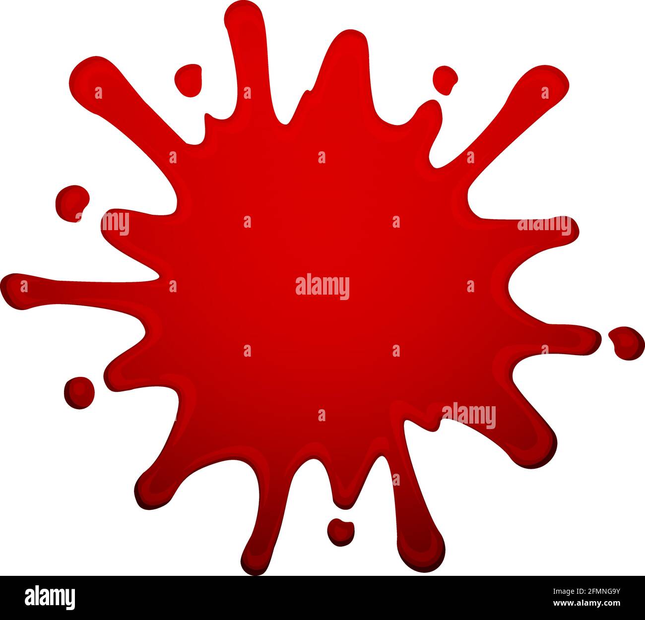 Red blood splash shape vector illustration Stock Vector Image & Art - Alamy