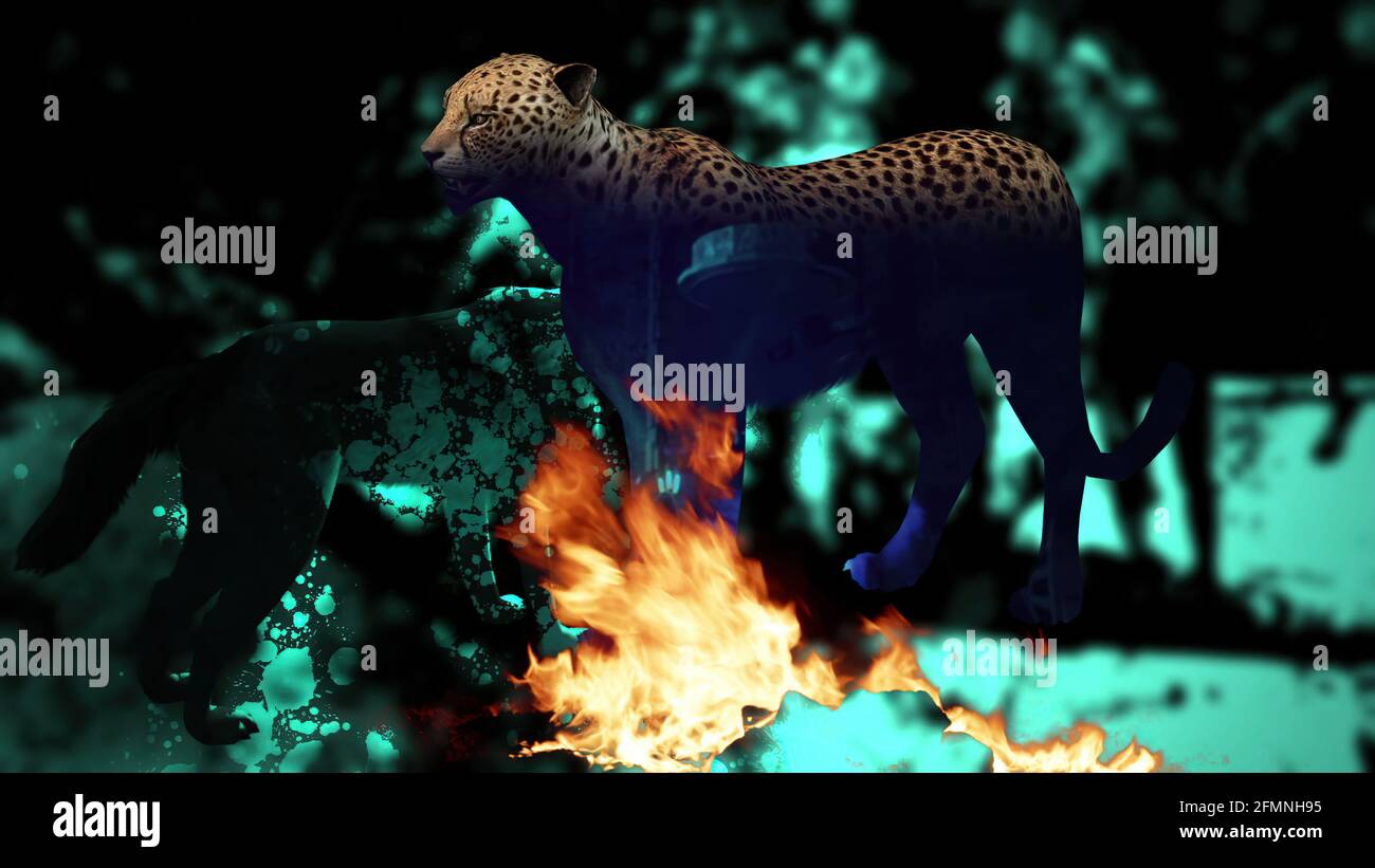 3D illustration - Disturbing Horror Background Stock Photo - Alamy