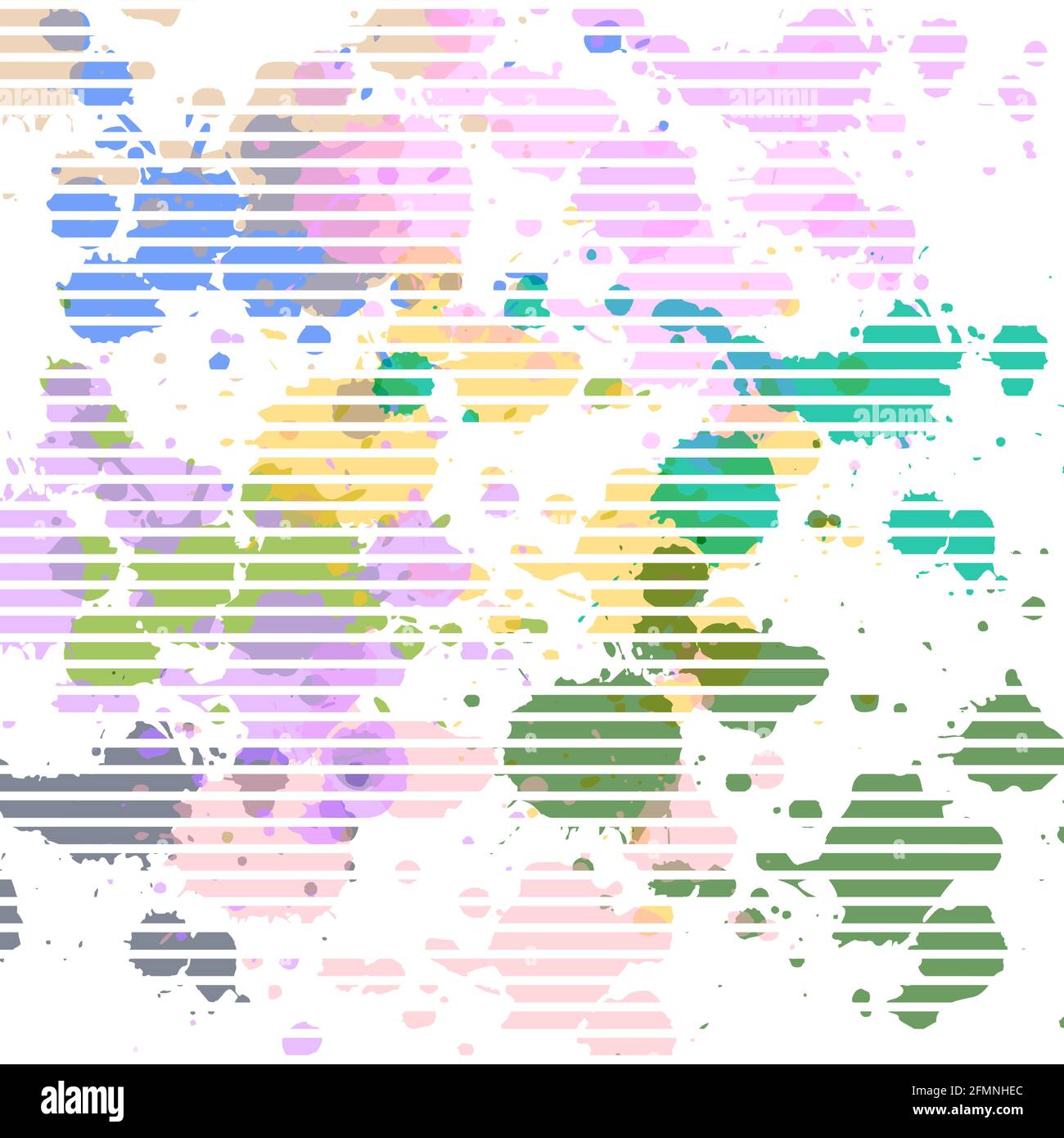 Seamless multi colour decorative pattern and background Stock Vector ...