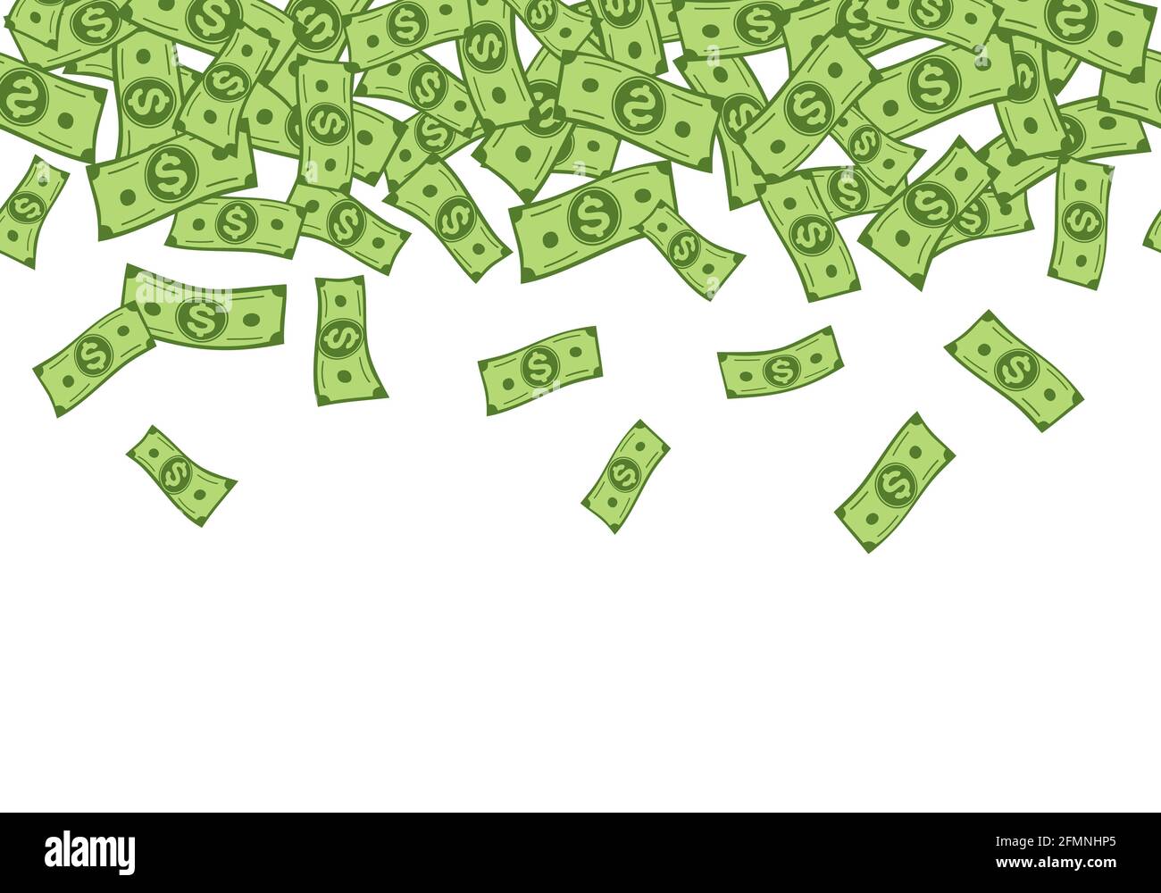 Cartoon Money Falling