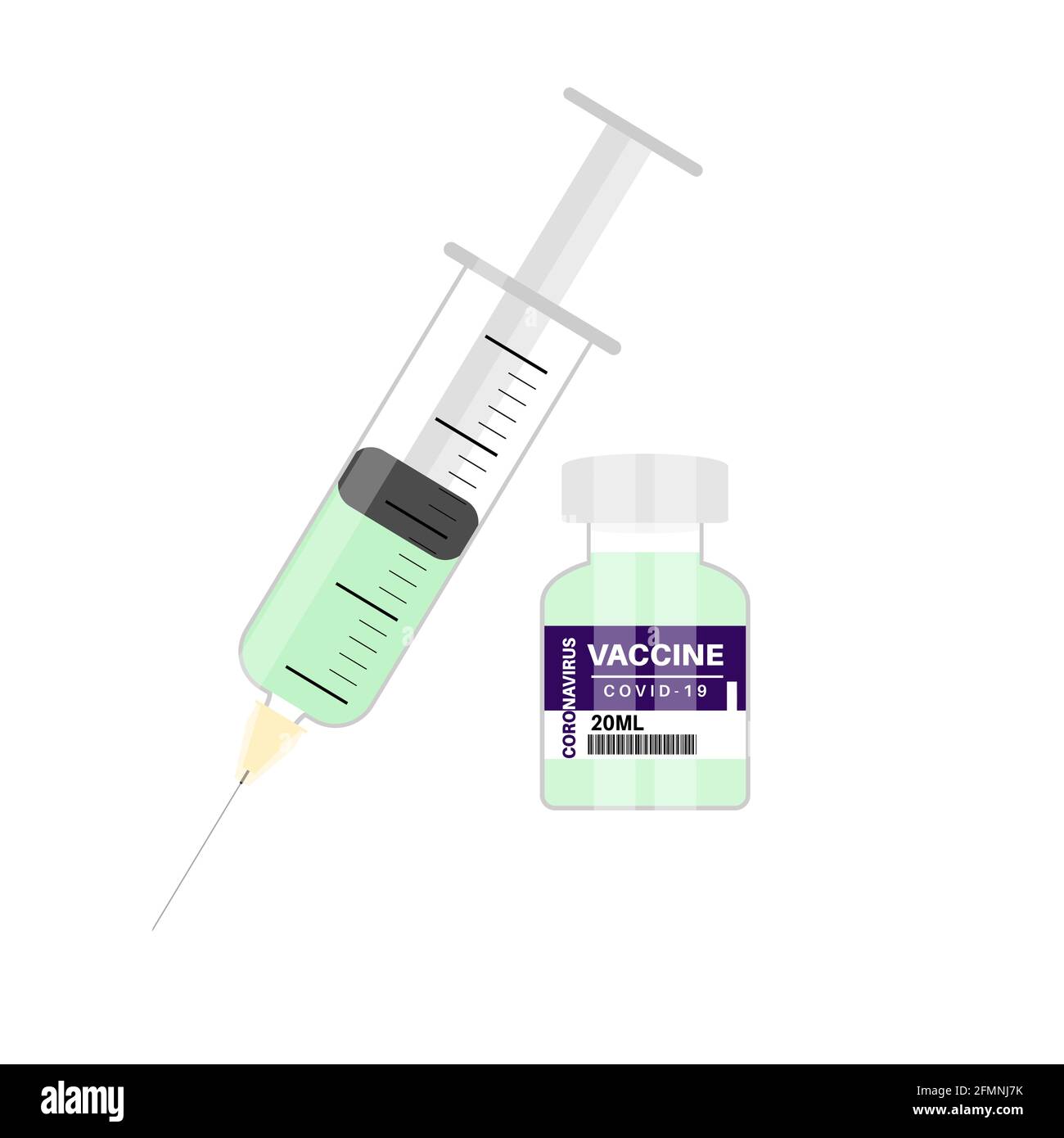 Banner covid 19 vaccine Stock Vector Images - Alamy