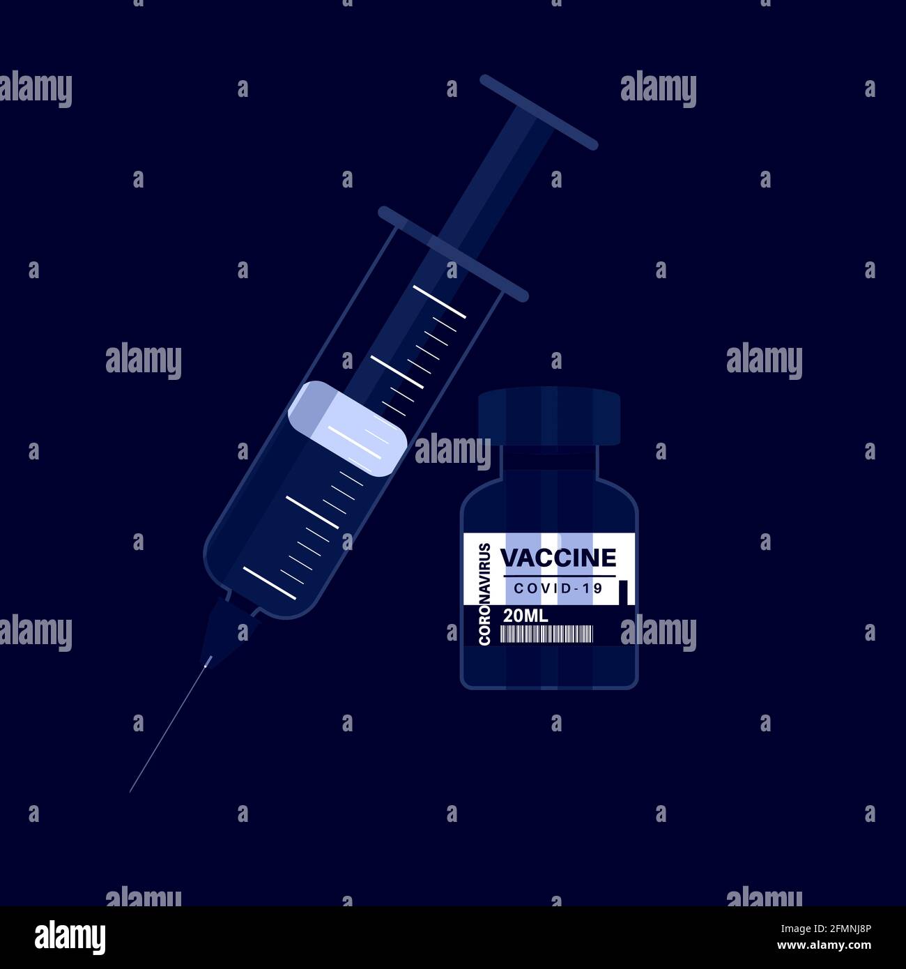 Banner covid 19 vaccine Stock Vector Images - Alamy