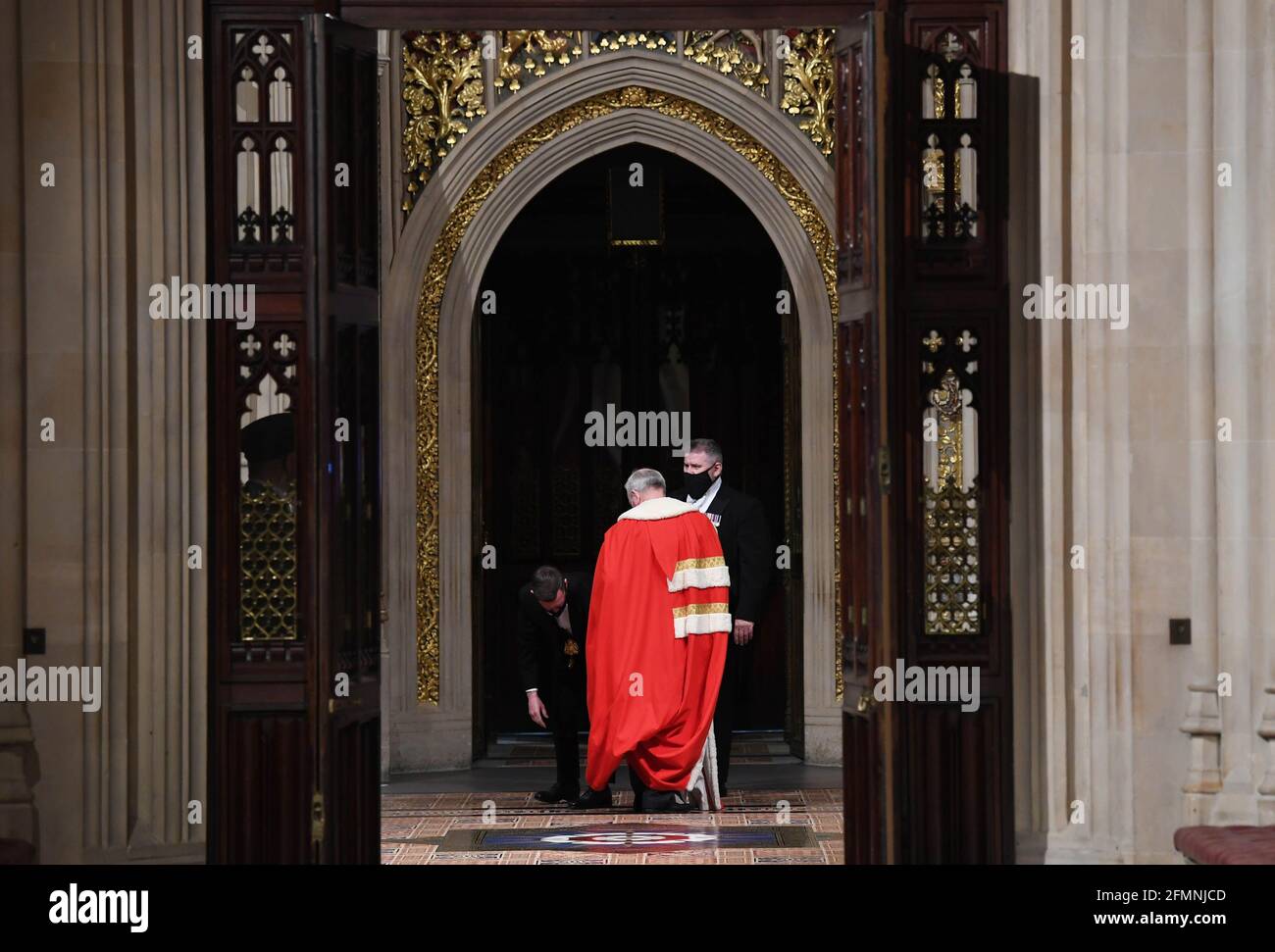 People in Central Lobby before the State Opening of Parliament in the ...