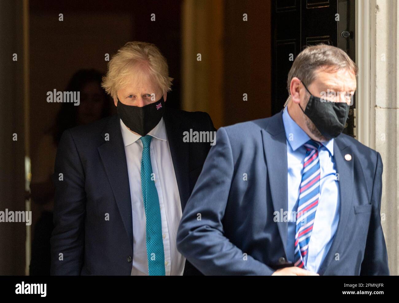 London, UK. 11th May, 2021. Boris Johnson, MP Prime Minister leaves 10 ...